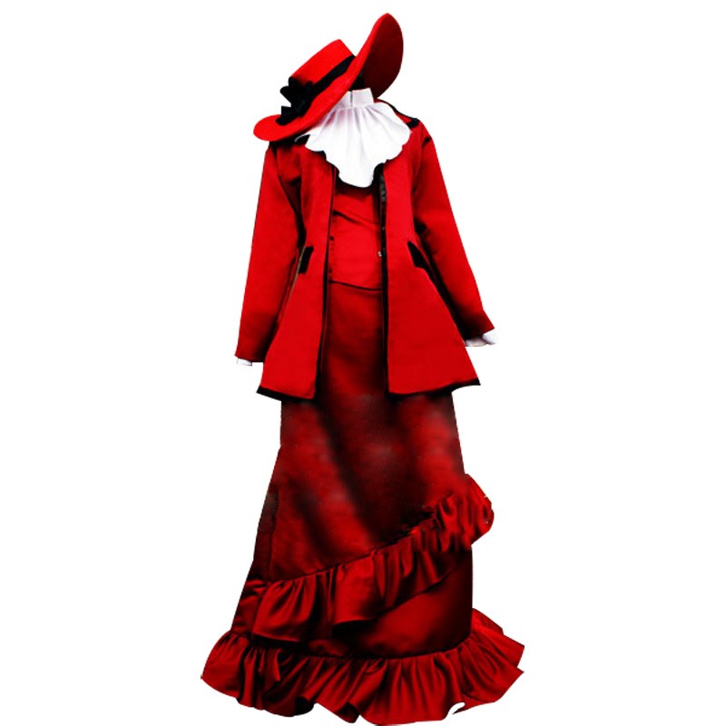 Black Butler Madam Red Kleid Cosplay Kostüme